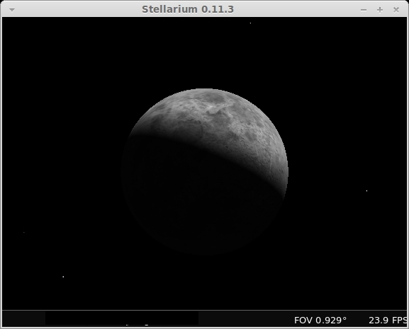 Real-time Moon Display